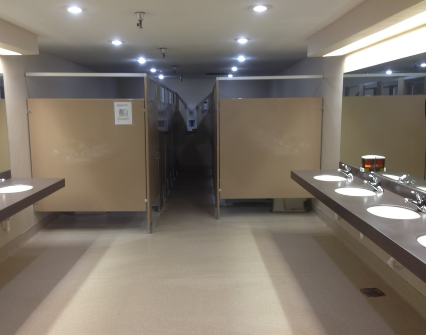 Commercial toilet - ACI, Abate construction